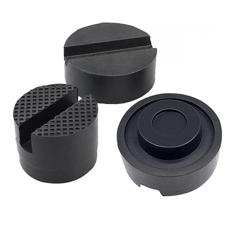 Car-Lift-Jack-Stand-Black-Rubber-Pads-Slotted-Floor-Jack-Pad-Frame-Rail ...