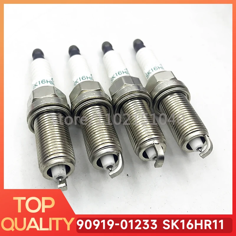 4pcs-90919-01233-SK16HR11-Iridium-Spark-Plug-for-Toyota-Aygo-4Runner-Camry-Highlander-RAV4-Prado ...