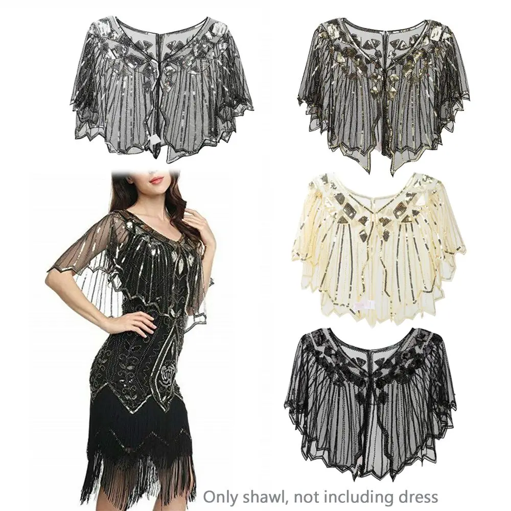 1Pc-Elegant-Ladies-Women-Flapper-Cover-Up-Evening-Dress-Accessories ...