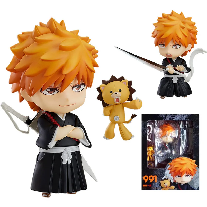 10CM Q Version 991# BLEACH Anime Figure Kurosaki Ichigo PVC Action ...