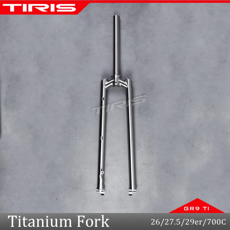 Tiorays Titanium Fork Mountain Touring Gravel Road Bike Bicycle Disc/v ...