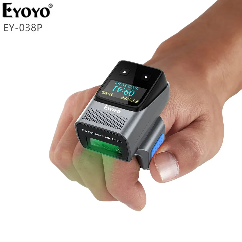 Eyoyo-EY-038P-Wearable-Ring-Barcode-Scanner-with-Display-Mini-2D-QR ...