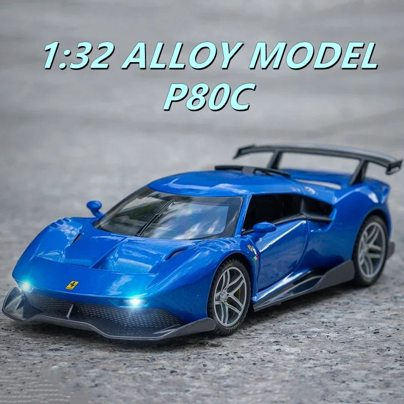 1-32-Ferrari-P80C-Alloy-Racing-Car-Model-Diecasts-Metal-Toy-Sports ...