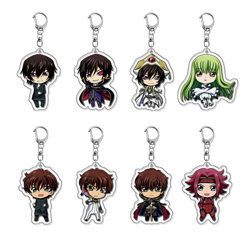 Anime Code Geass Lelouch Of The Rebellion Acrylic Keychain Jewelry Gift ...
