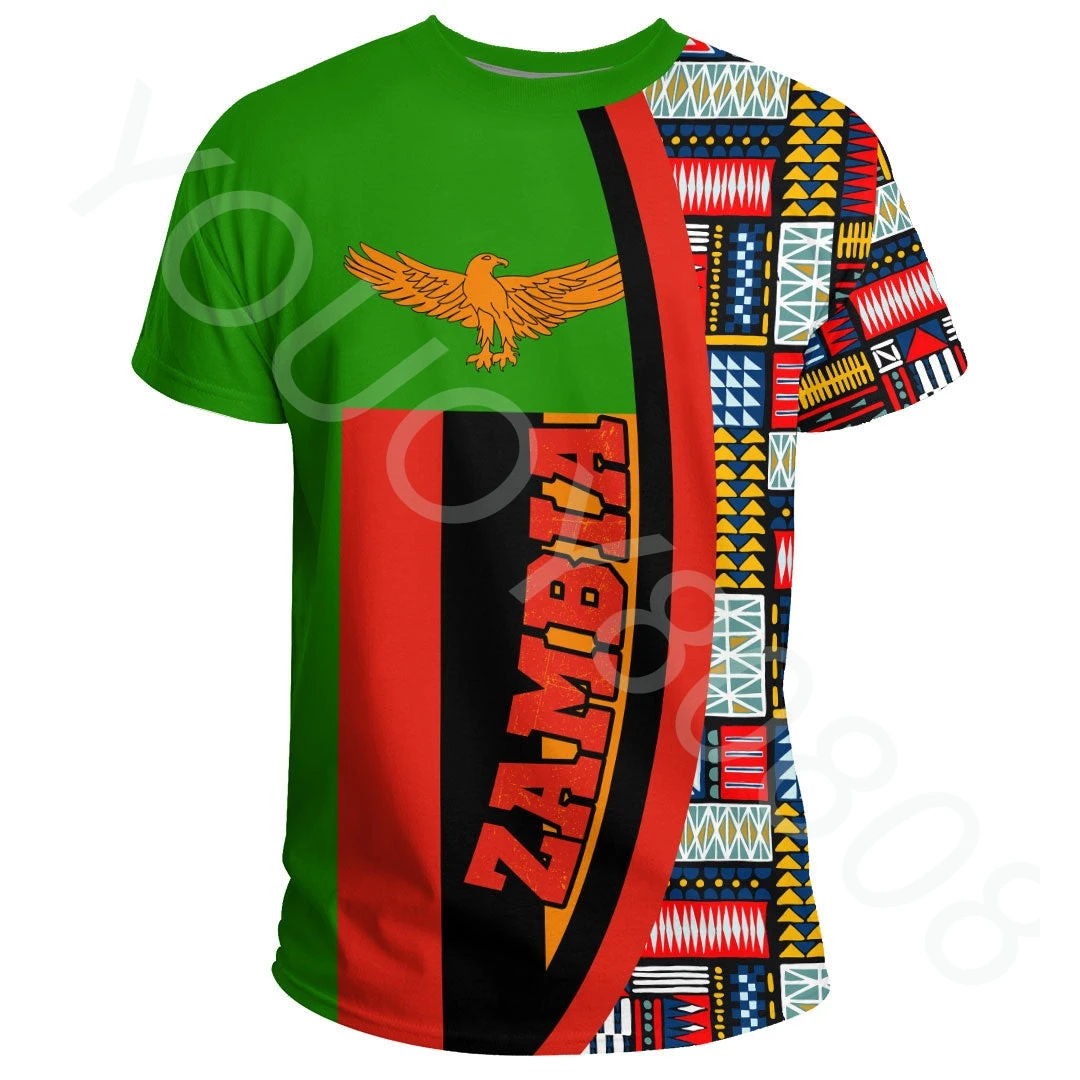 New Printed Africa T Shirts Sweatshirts Zambian Flags and Kent Graphics ...