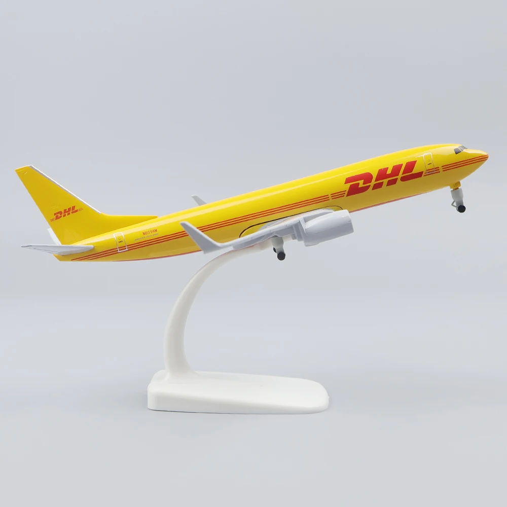 Metal-aircraft-model-20cm-1-400-dhl-b737-metal-replica-alloy-material ...