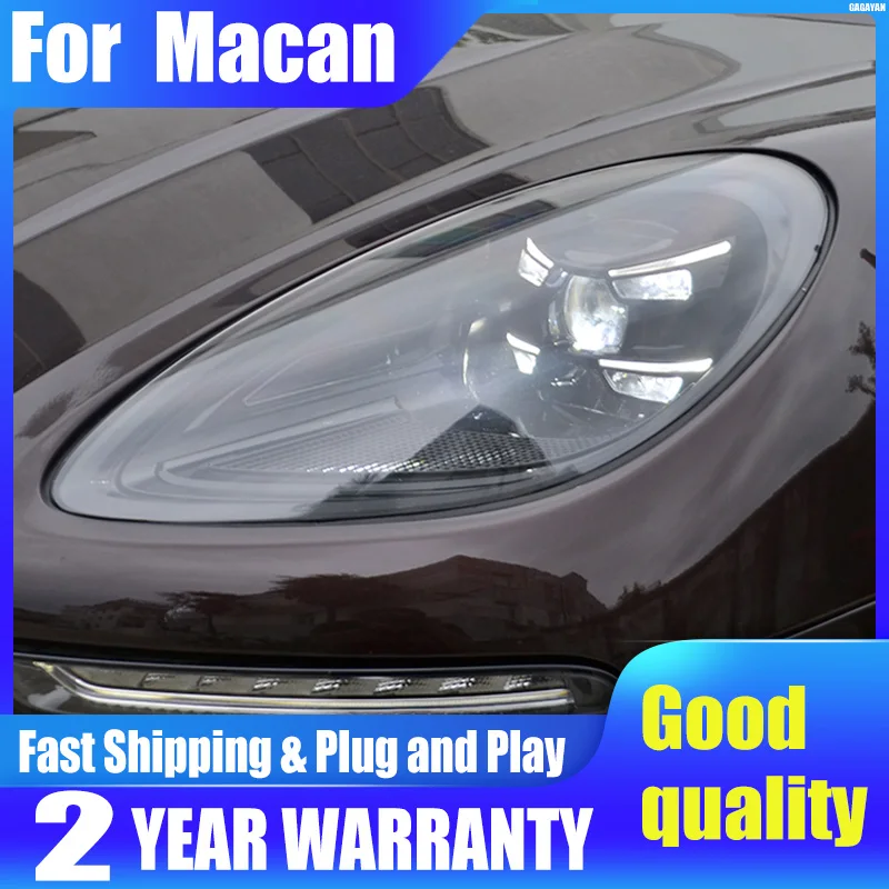 Car-Styling-Headlights-for-Macan-2014-2018-Modified-LED-DRL-Running ...
