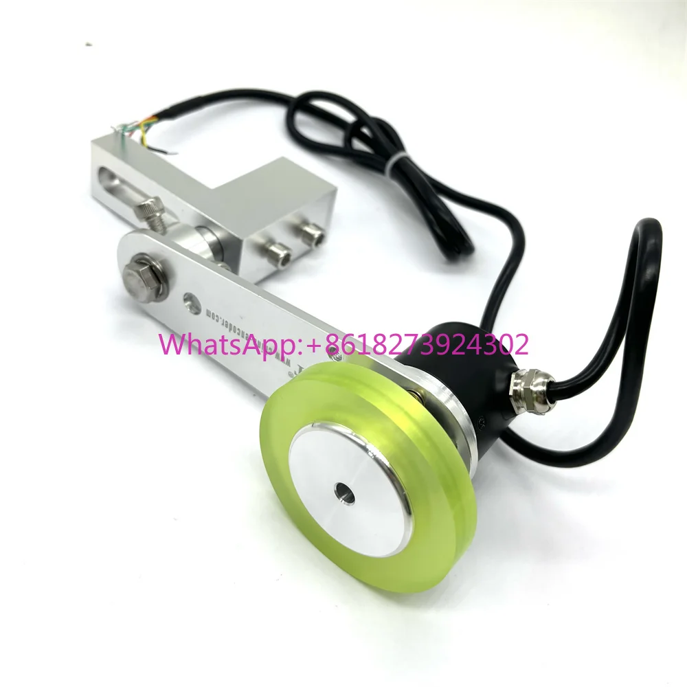 L type wheel rotary encoder CALT GHW38 series distance measuring wheel ...