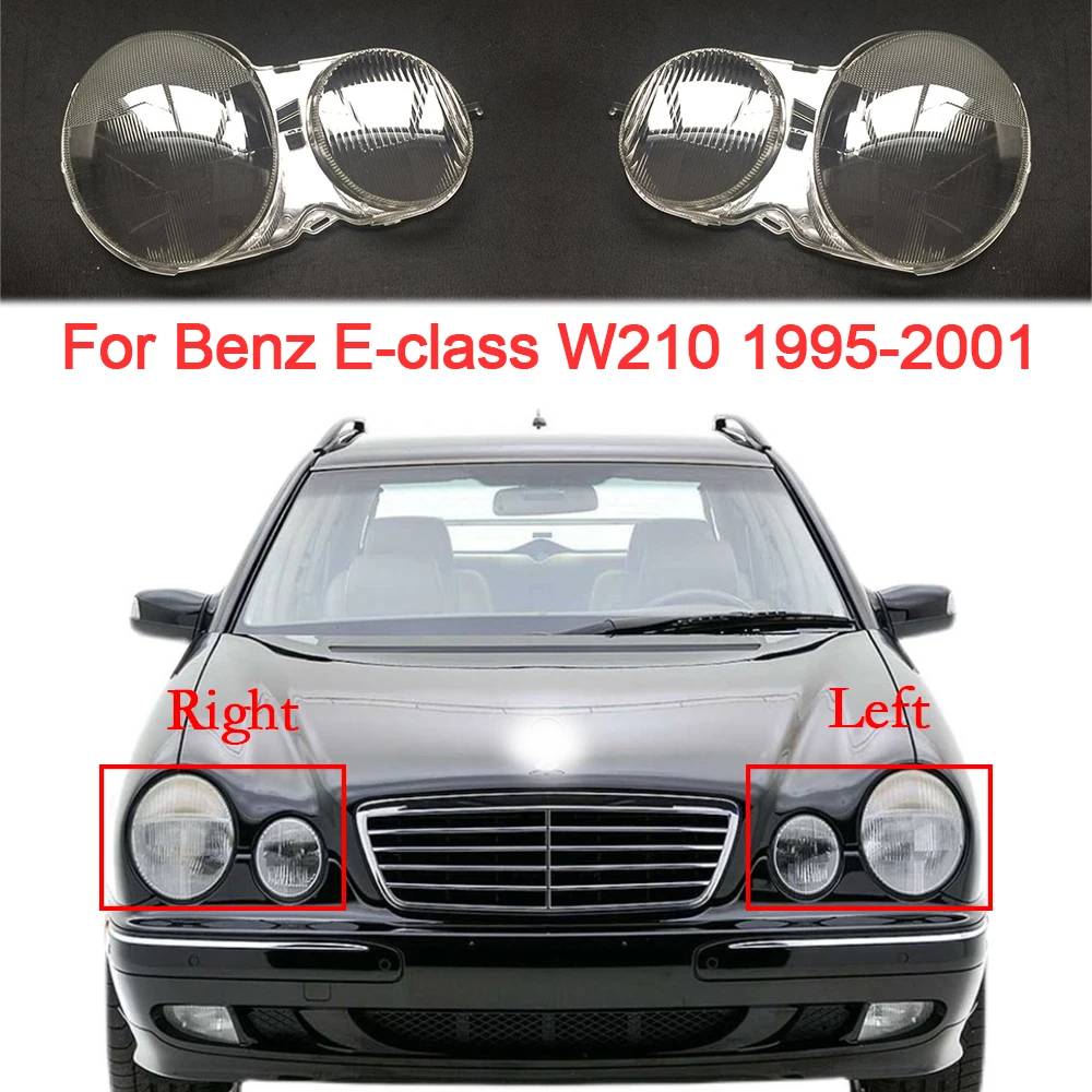 Car-Headlight-Cover-For-Mercedes-Benz-E-class-W210-1995-2001-Faros ...