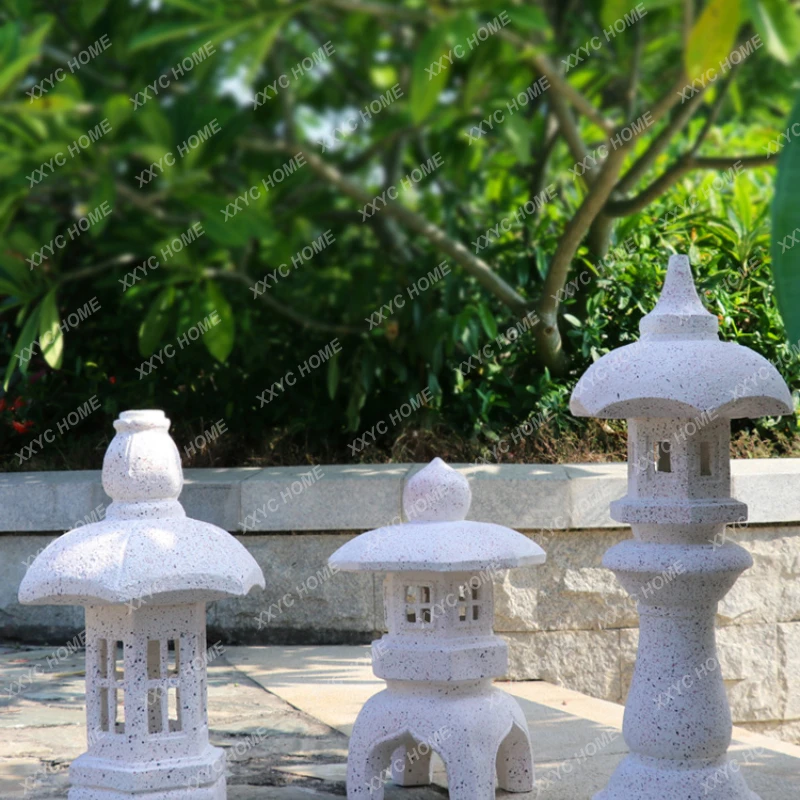 Retro-Stone-Lamp-Imita-o-Stone-Carving-japon-s-farol-ilumina-o-exterior ...