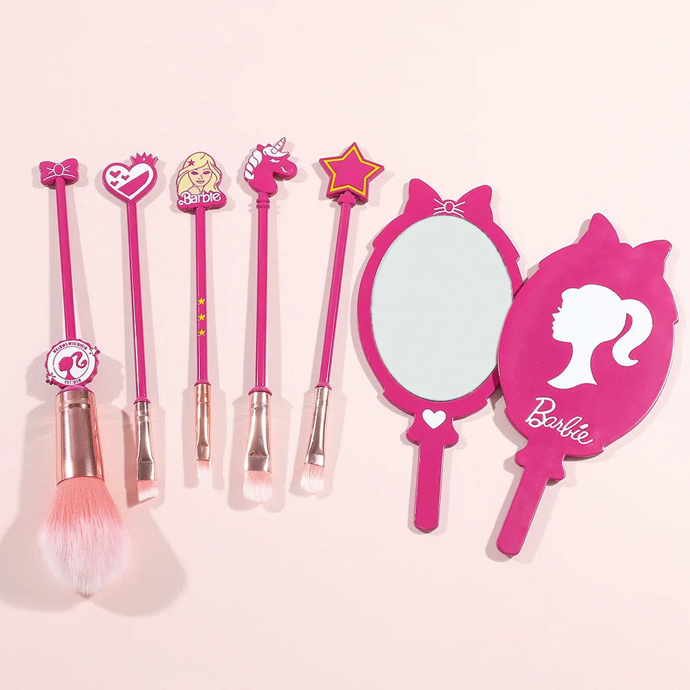 Pinceau-de-maquillage-portable-Anime-Cartoon-Girls-Barbie-Kawaii-fard ...