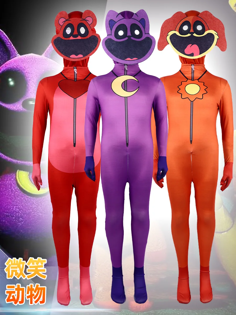 Ropa de Cosplay de Critters sonrientes para niños, máscara de mono ...