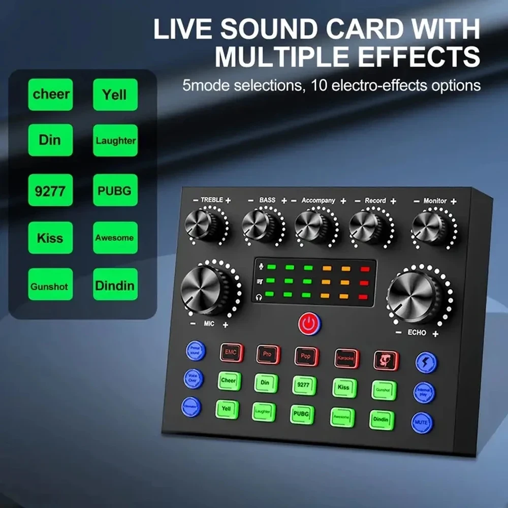V8S-Live-Sound-Card-Wireless-Bluetooth-DJ-Device-Live-Broadcast-Sound ...
