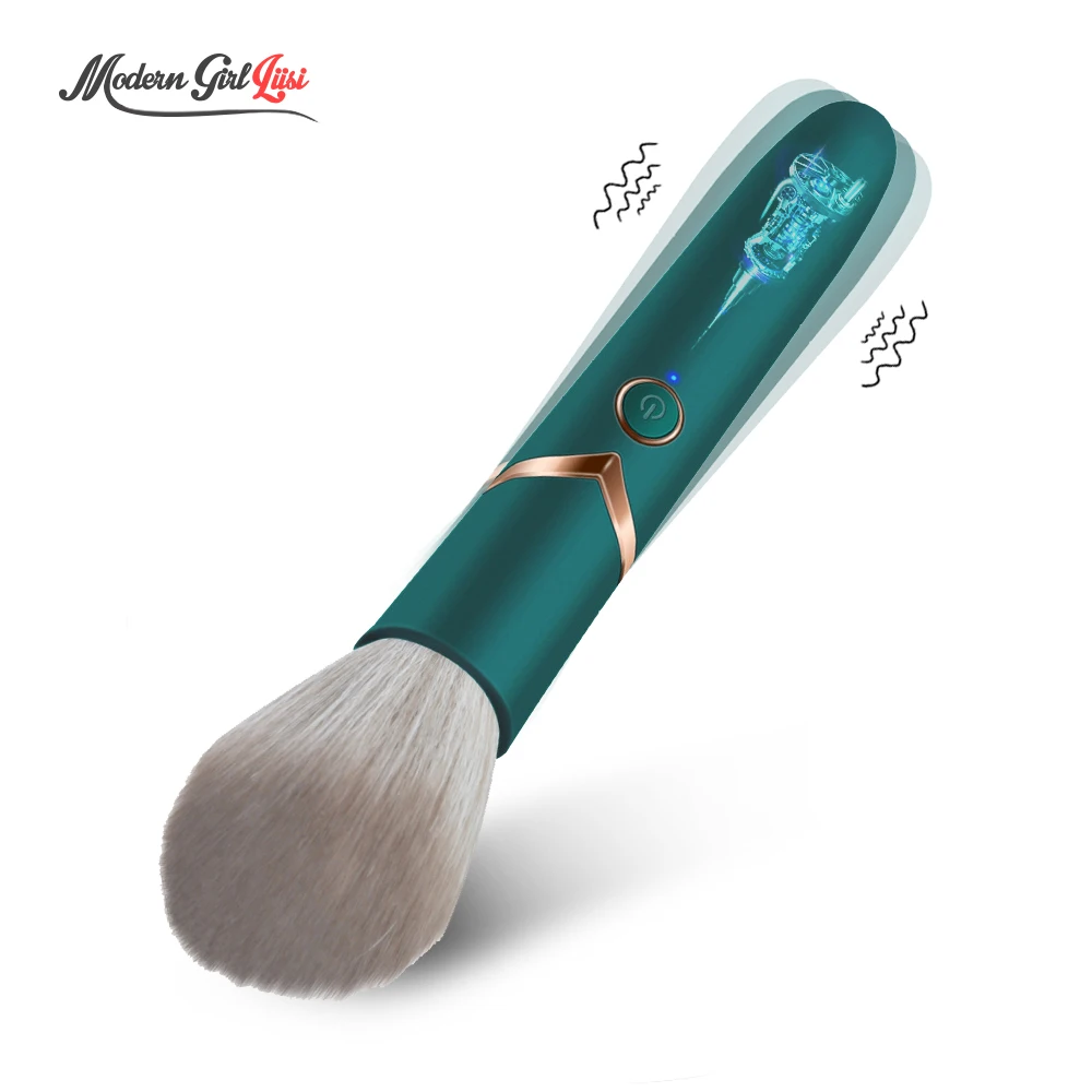 Prong Vibrator Makeup Brush Ladies Masturbation G Spot Papillary ...