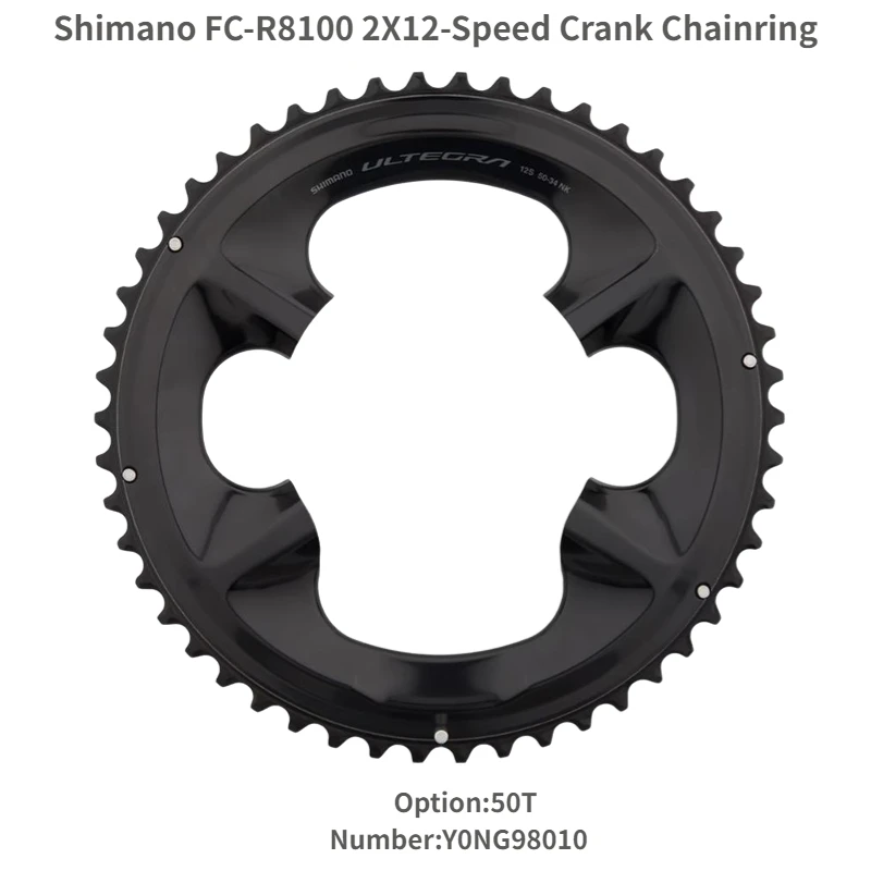 shimano ULTEGRA Road Chainring FC-R8100 FC-R8100-P FC-R9200 with 50T 34T 52T 36T gear ...