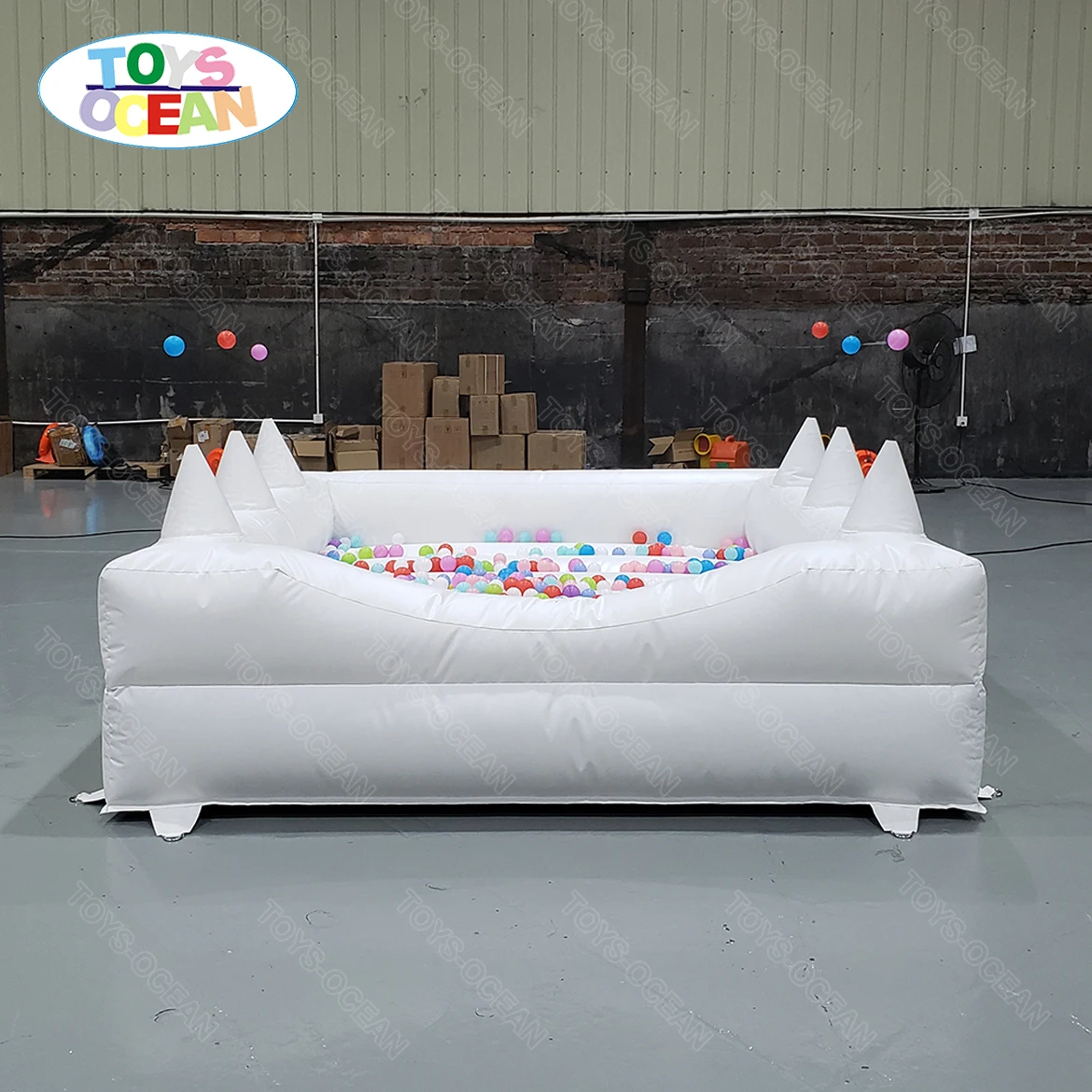 kids Inflatable castle flick ball pit bounce house soft play ball pit ...