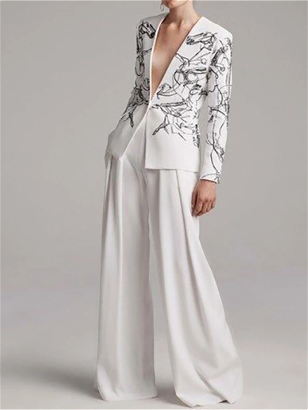 BubbleKiss-2-Piece-Set-Women-Fashion-Matching-Pants-Sets-Outfit-Long ...