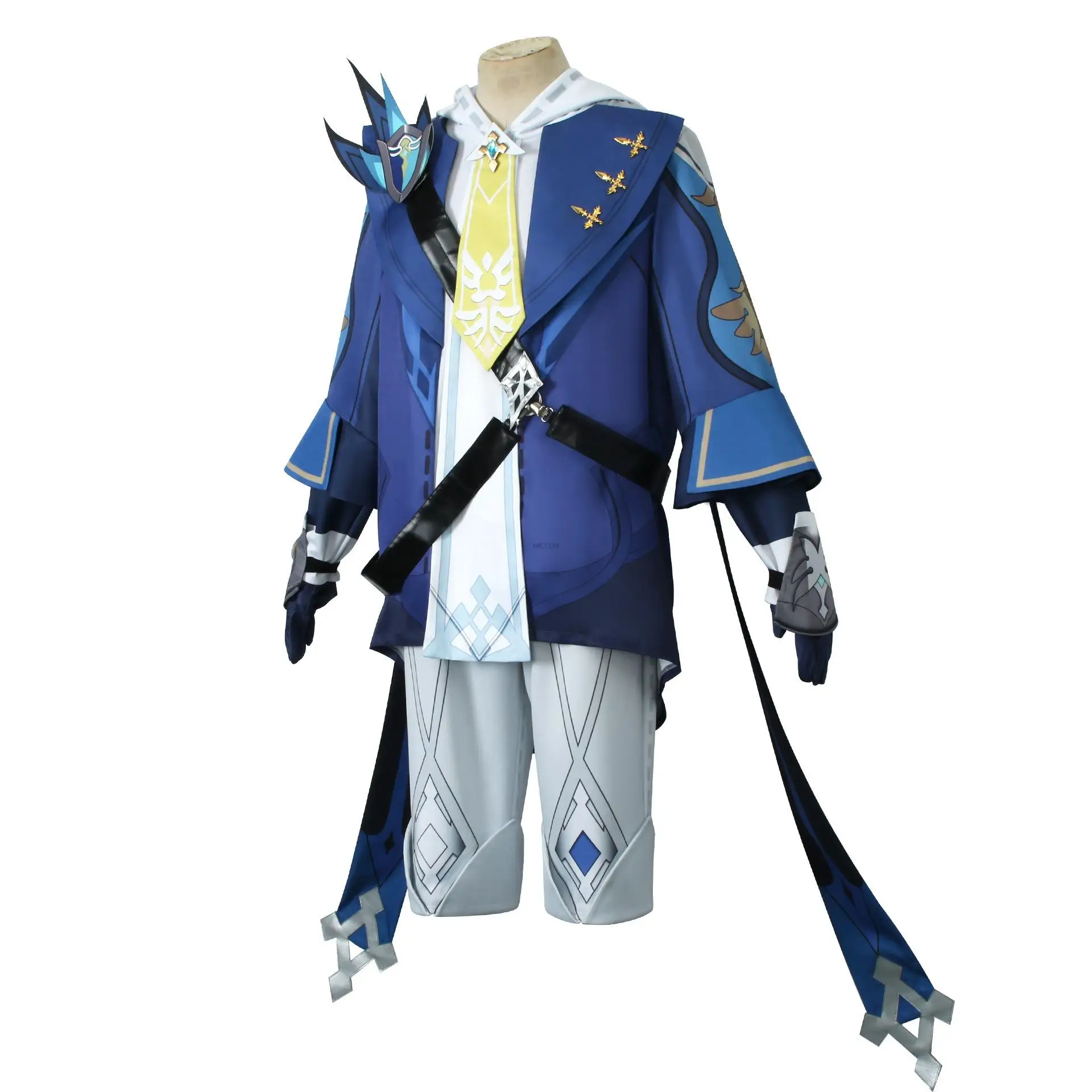 Genshin Impact Cosplay Mika Costume MIKA Role Play Suit Full Set Wig ...
