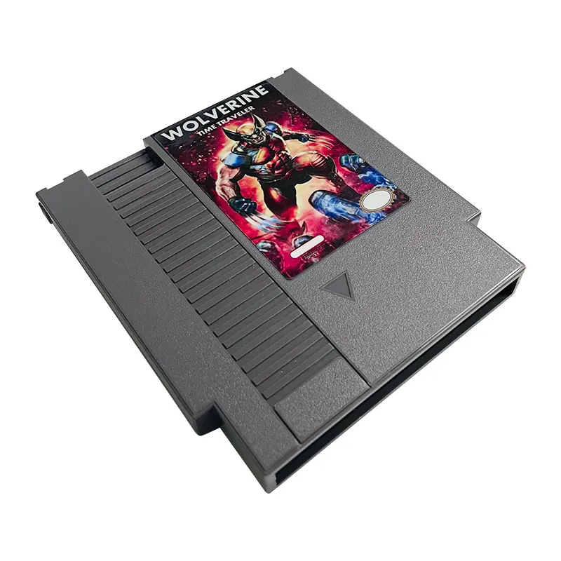 Classic Game Wolverine Time Traveler For Nes Super Games Multi Cart 72 ...