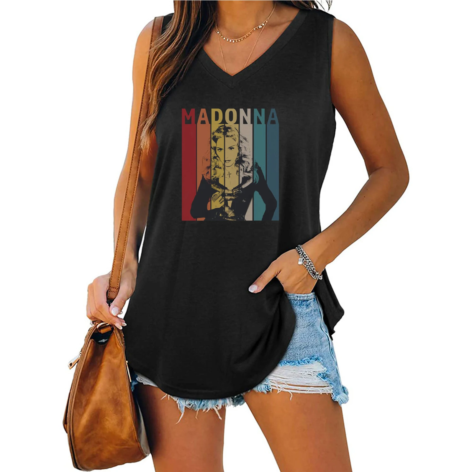 Madonna The Celebration Tour 2024 Tank Tops Vest T-Shirt Summer ...