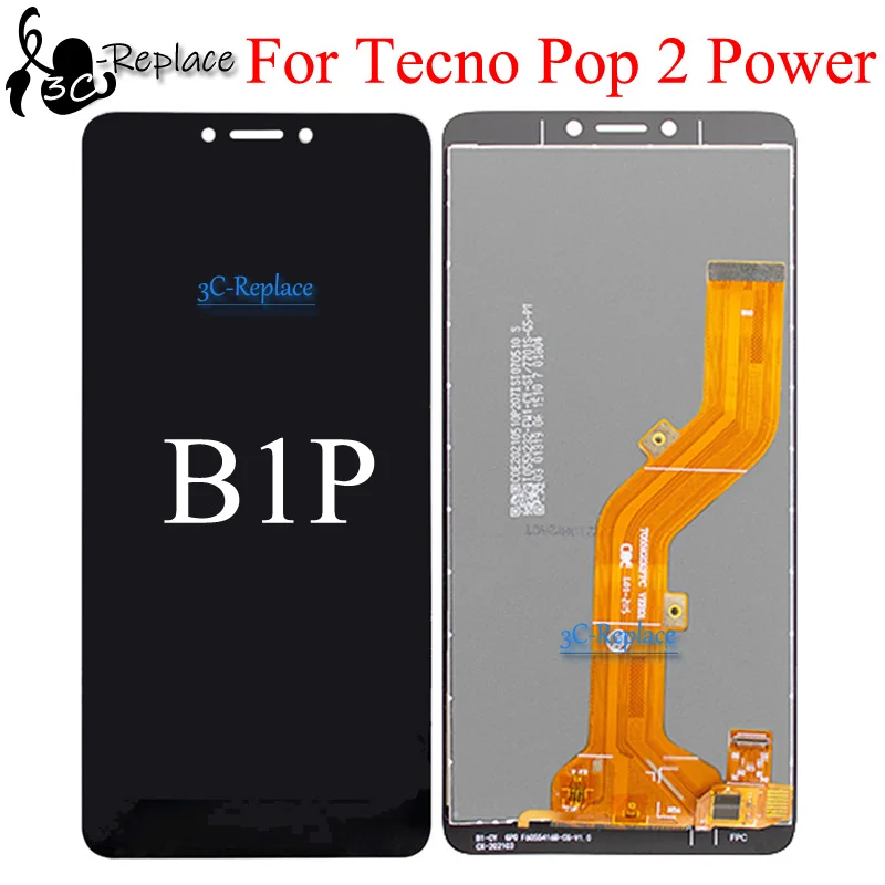 Black-5-45-inch-For-Tecno-Pop-2-Power-B1P-LCD-Display-Screen-Touch ...