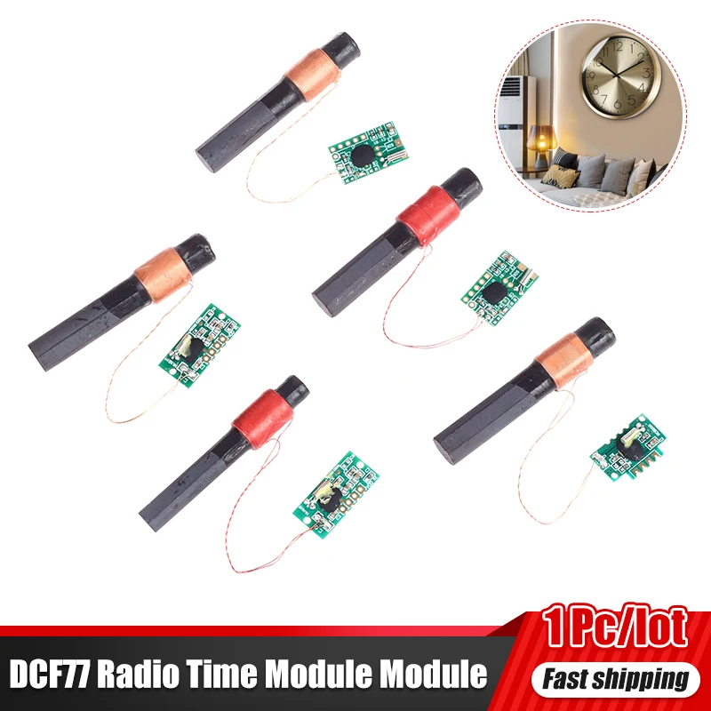 Módulo receptor de Radio DCF77, módulo de tiempo, reloj, antena 1,1 3,3 ...