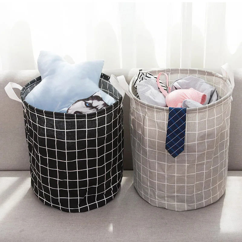 Household-Foldable-Laundry-Basket-Toy-Storage-Bucket-Dirty-Clothes ...