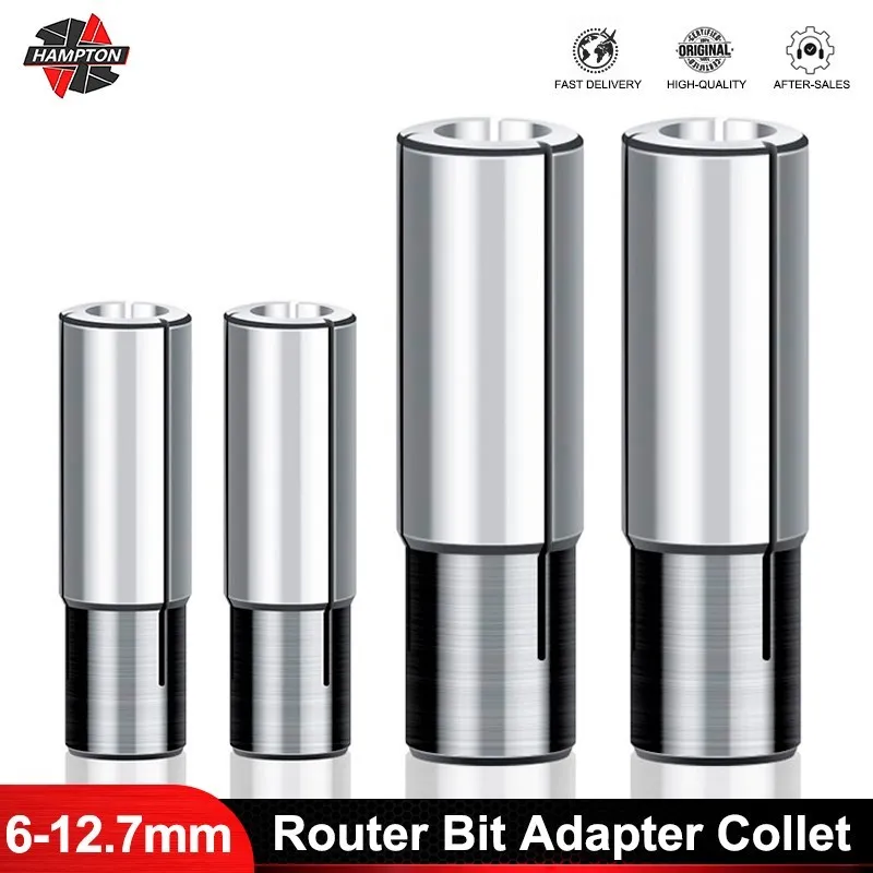 1pc CNC adapter Collet 1/2 1/4 1/8 3.175 6.35 12.7 Shank CNC Router ...