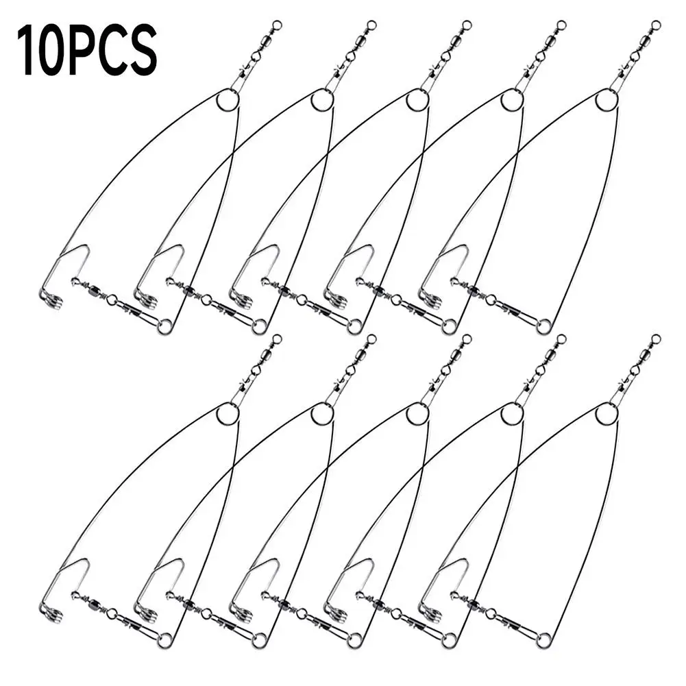 10pcs-Automatic-Fishing-Hook-Adjustable-Rust-Resistant-Stainless-Steel ...