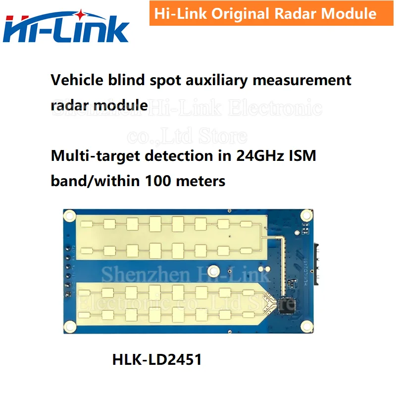 Hi-Link-New-24G-Vehicle-Ranging-Velocity-Measurement-Millimeter-Wave-Radar-LD2451-Vehicle ...
