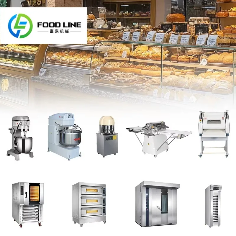 Fast Food Restaurant Kitchen Equipment Stainless Steel Bakery Cooking ...