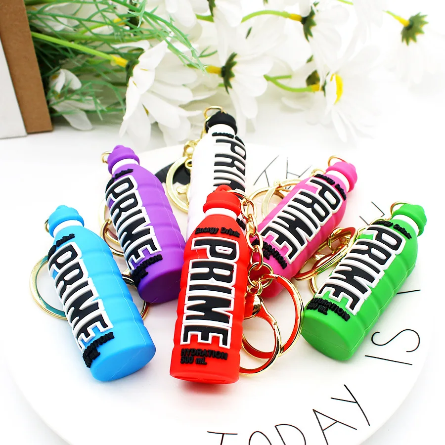 Fashion Prime Drink Bottle Keychain Cute Drink Bottle Keyring For Men ...