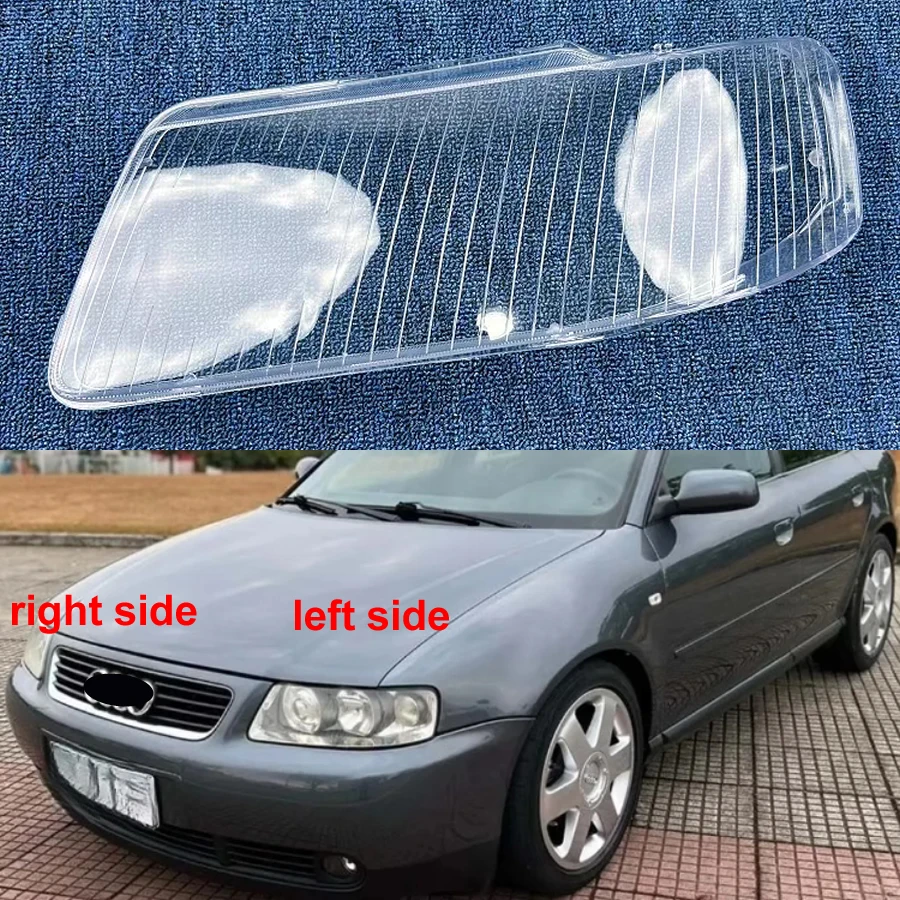 For Audi A3 2001 2002 2003 Headlight Cover Transparent Lampshade Lamp ...