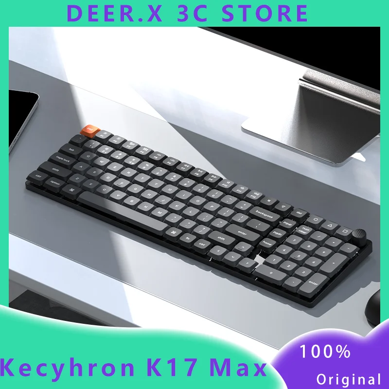 Kecyhron-K17-Max-Teclado-mec-nico-personalizado-Bluetooth-Tr-s-Mode ...