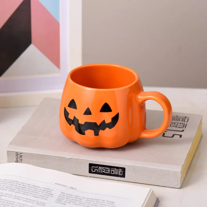 Halloween-water-cup-Christmas-pumpkin-cup-tea-cup-office-milk-ceramic ...