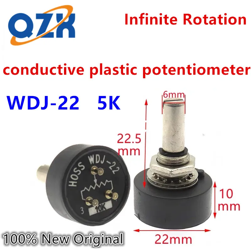 WDJ-22 1W 5k Conductive Plastic Potentiometer H0SS ,BI Model 6178 340/ ...