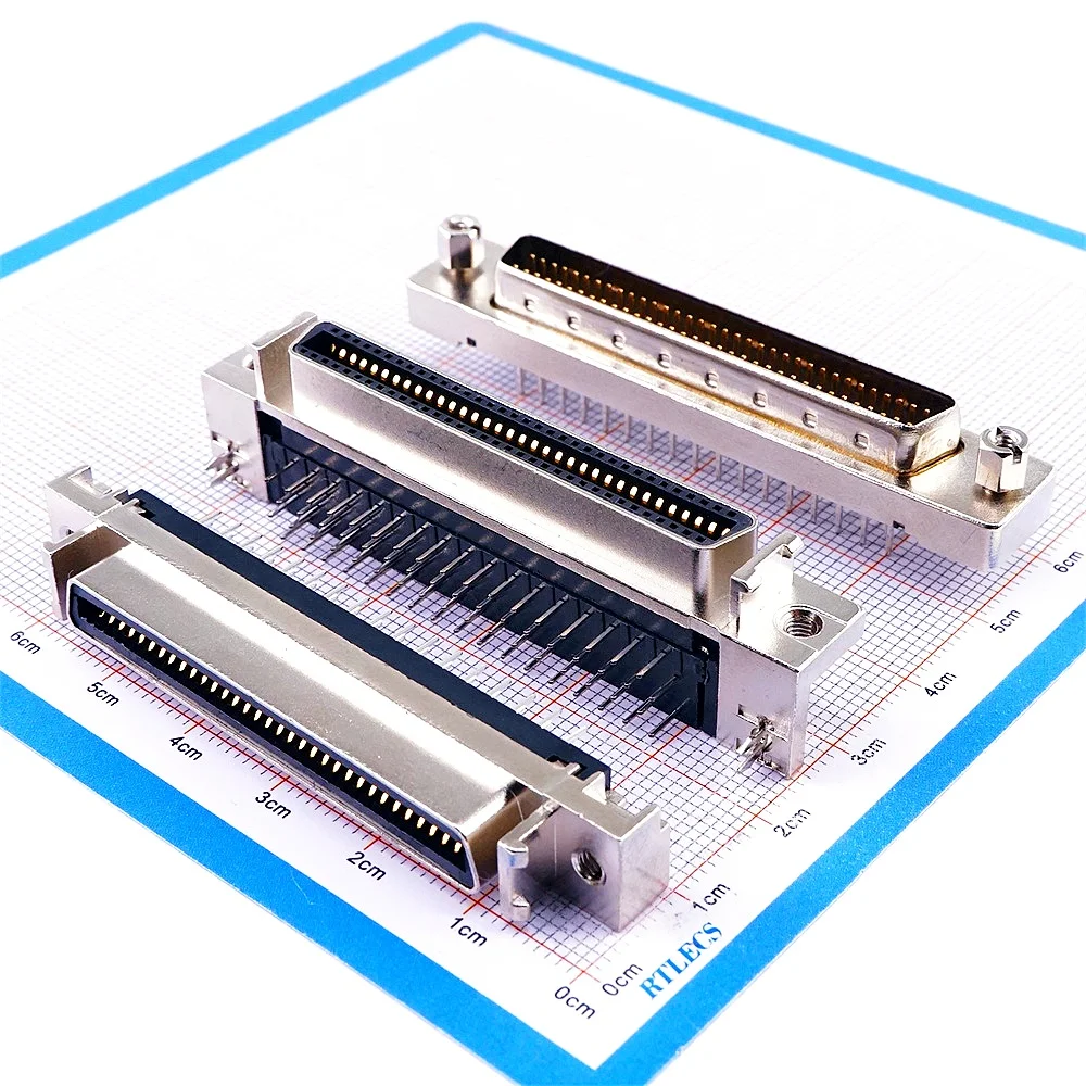 1-Piece-Male-Female-MDR-Servo-Driver-SCSI-Connector-HPCN-Slot-Type-68 ...