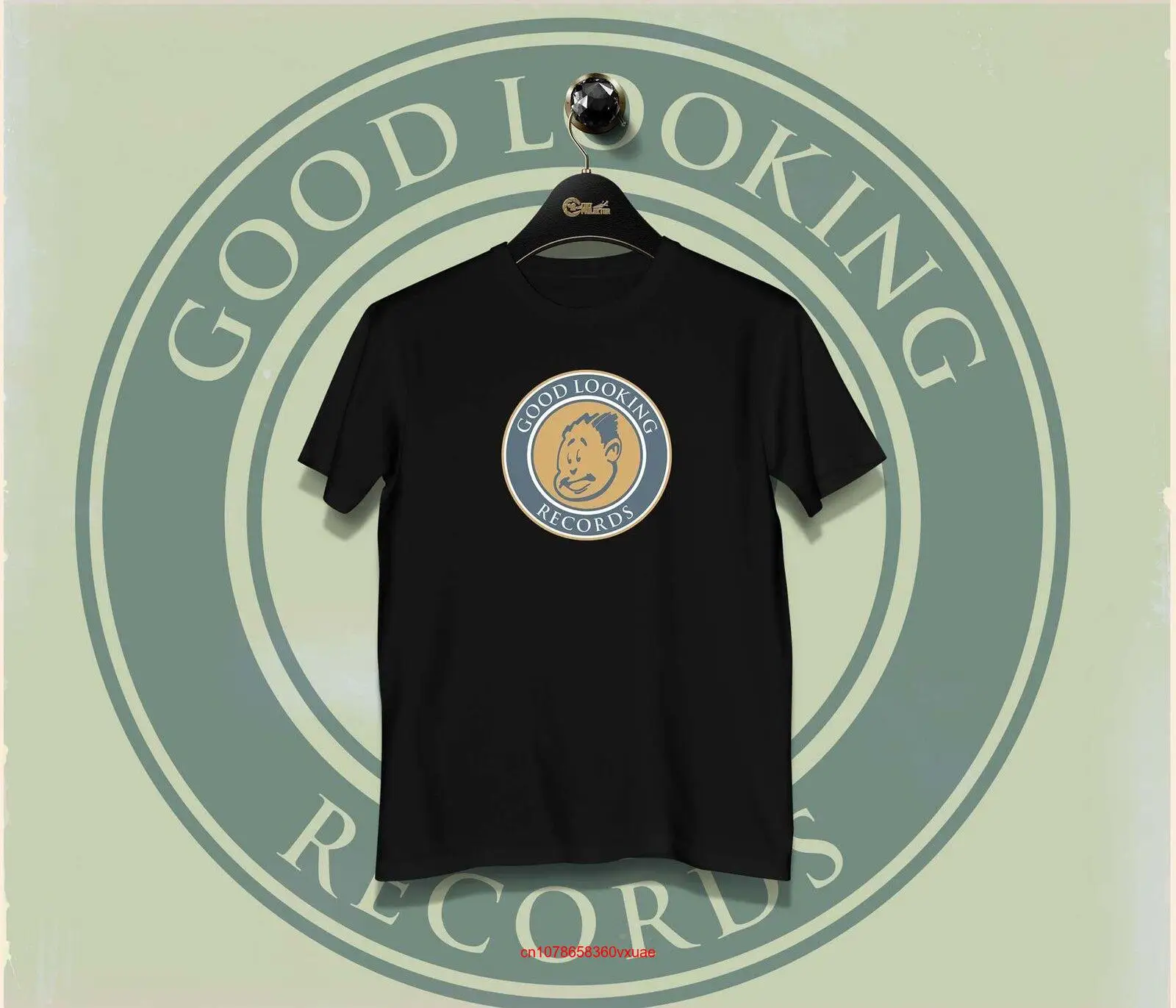 Camiseta-de-manga-larga-o-corta-con-estampado-de-Good-Looking-Records ...