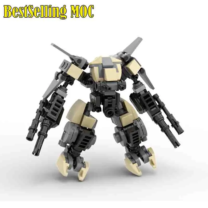 MOC-Building-Block-Bricks-Kits-Mecha-Frame-Battle-Mech-Robot-Machine ...