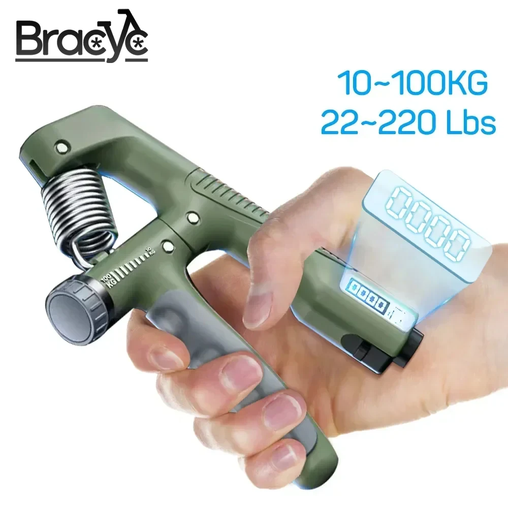 Smart-Counting-Hand-Grip-Strengthener-10-100Kg-Wrist-Expander-Finger ...
