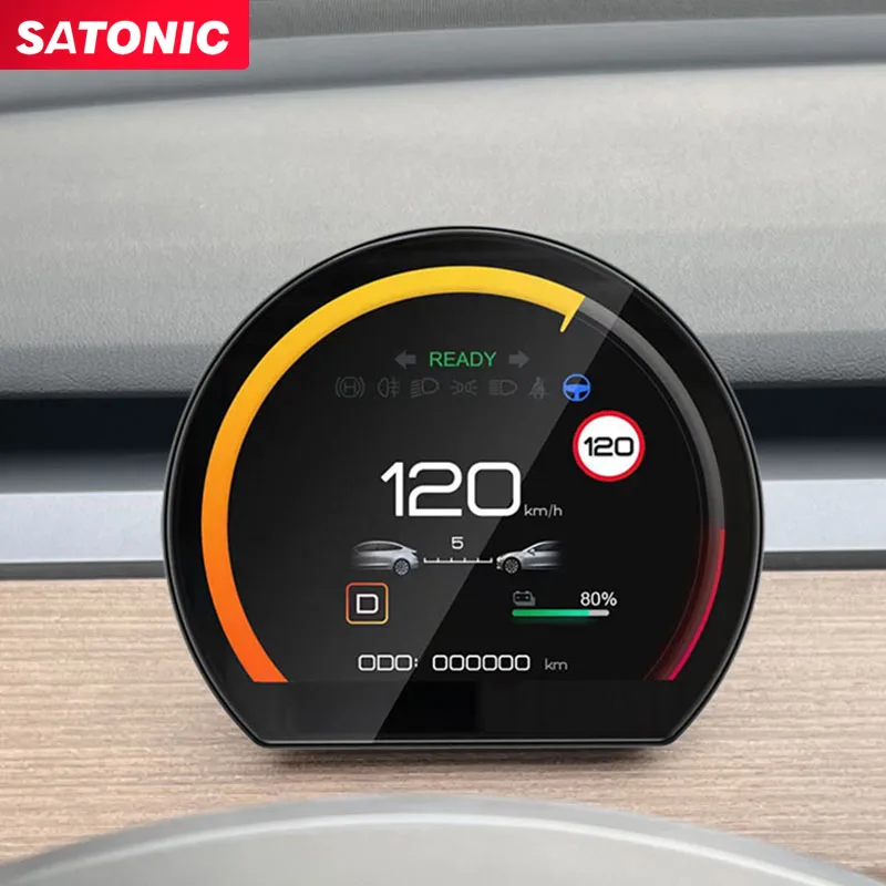 Model 3 & Y 3.54’’ Mini Instrument Cluster Display HUD For Tesla Model3 ...