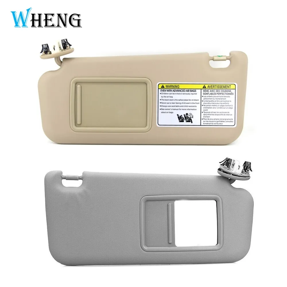 Beige-Grey-Car-Sun-Visor-Left-Right-Side-Driver-Side-Passenger-Side-For ...