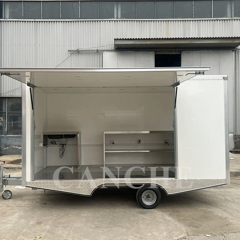 CE Certified Mobile Bar Trailer Barber Shop Beauty Wedding Stage ...