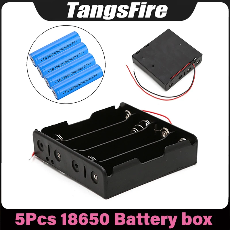 5Pcs-4Slot-18650-Battery-Holder-Storage-Box-3-7v-Storage-box-lasting ...
