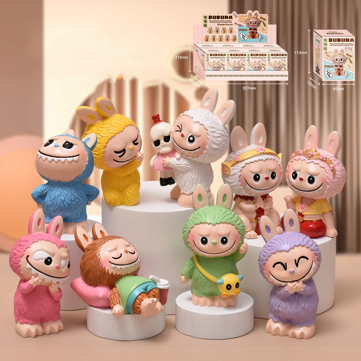 Super-Cute-Parody-Labubu-Blind-Box-Art-Toy-Resin-Model-Ornaments ...
