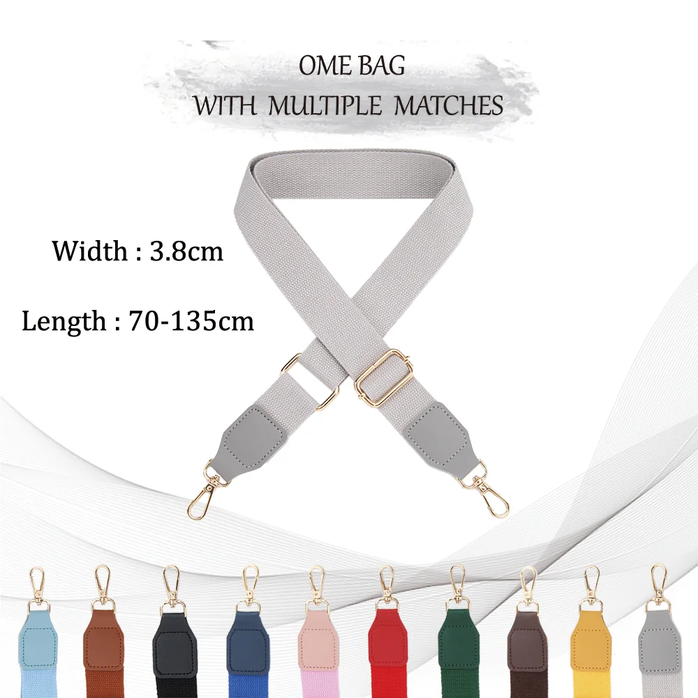 One-pack-cotton-shoulder-strap-with-pu-leather-with-light-gold-buckle ...