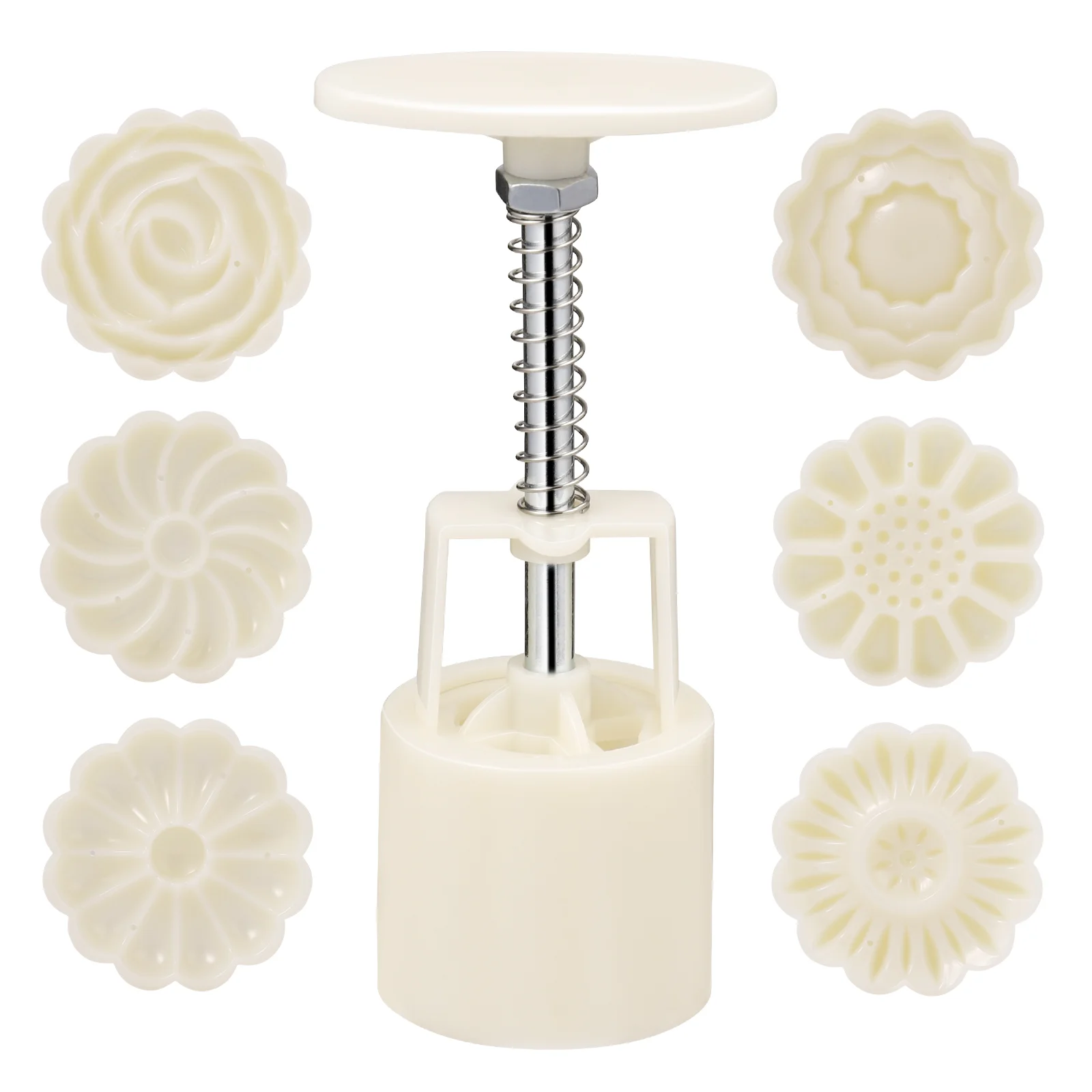 Mold Moon Cake Mooncake Press Cookie Stamps Molder Hand Decoration Tool ...