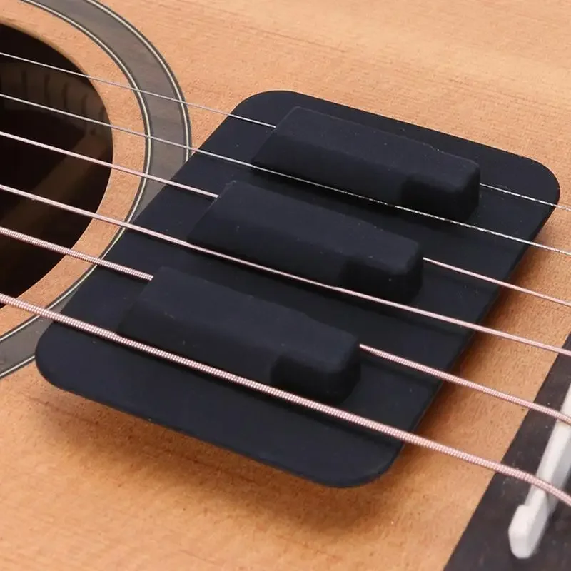 Guitar String Muffler Mat - Reusable Silicone Dampener for Noise ...