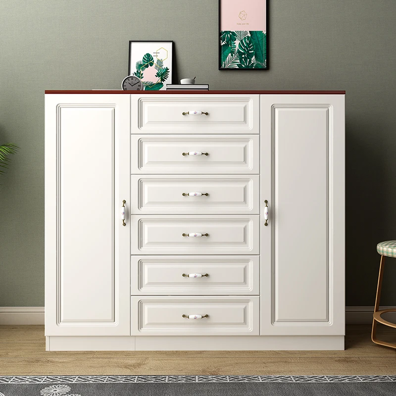 chest storage cabinet simple modern chest of drawers solid wood living ...