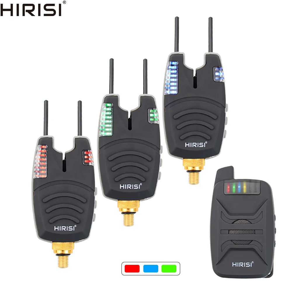 Carp-Fishing-Alarm-Set-Wireless-Fishing-Bite-Indicator-1-4-Set-with ...